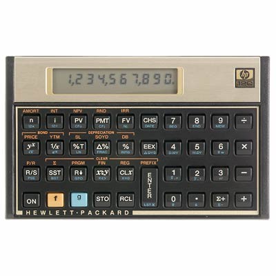 Hewlett Packard HP-12C RPN Programmable Financial Calculator ...
