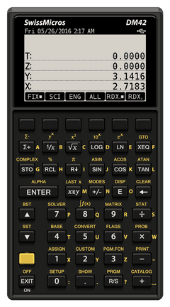 SwissMicros DM42 Precise RPN Calculator - HP-42S Clone – CalculatorSource