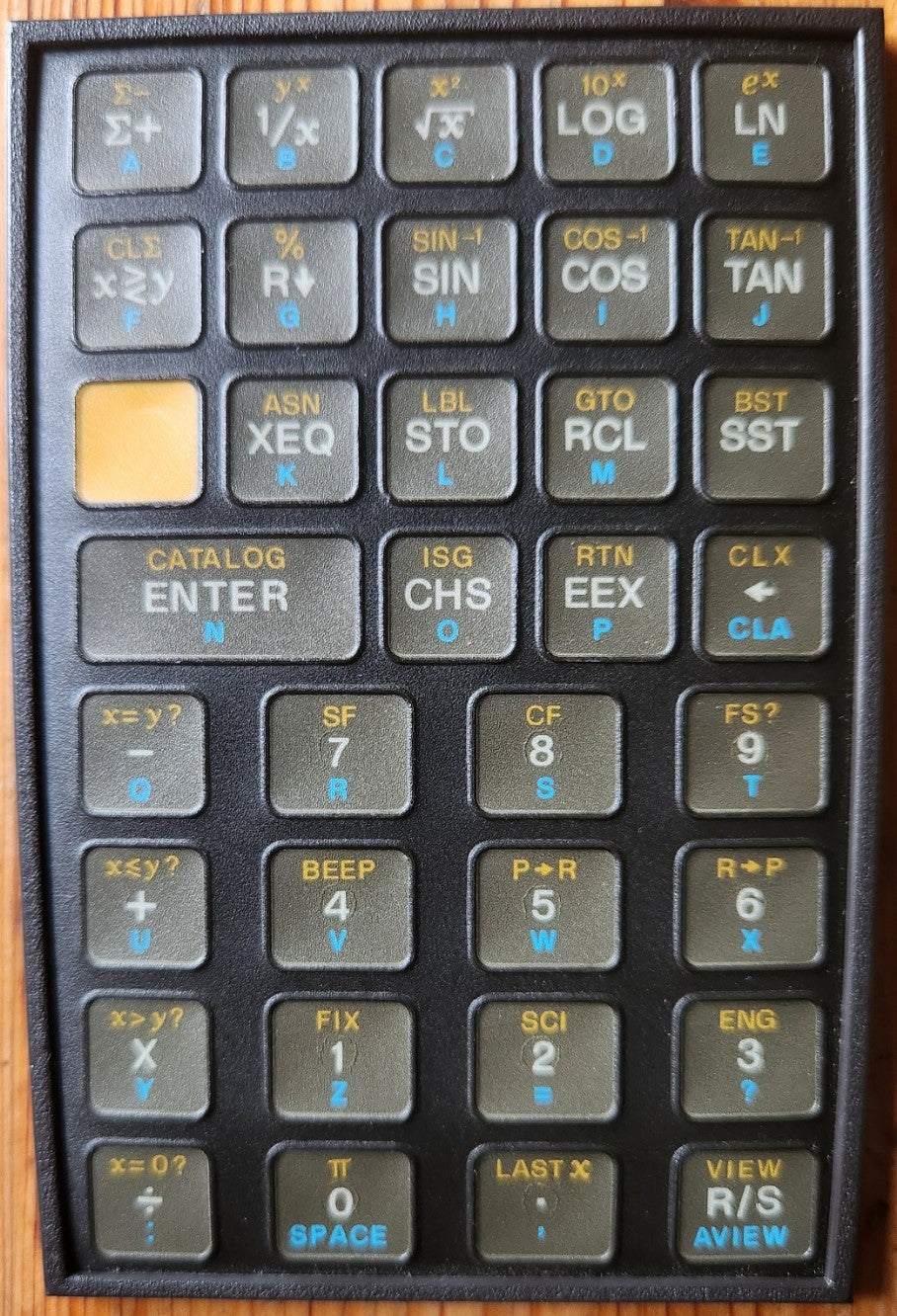 Touchpad Keyboard Overlay for HP 41C Series Calculators (Used ...